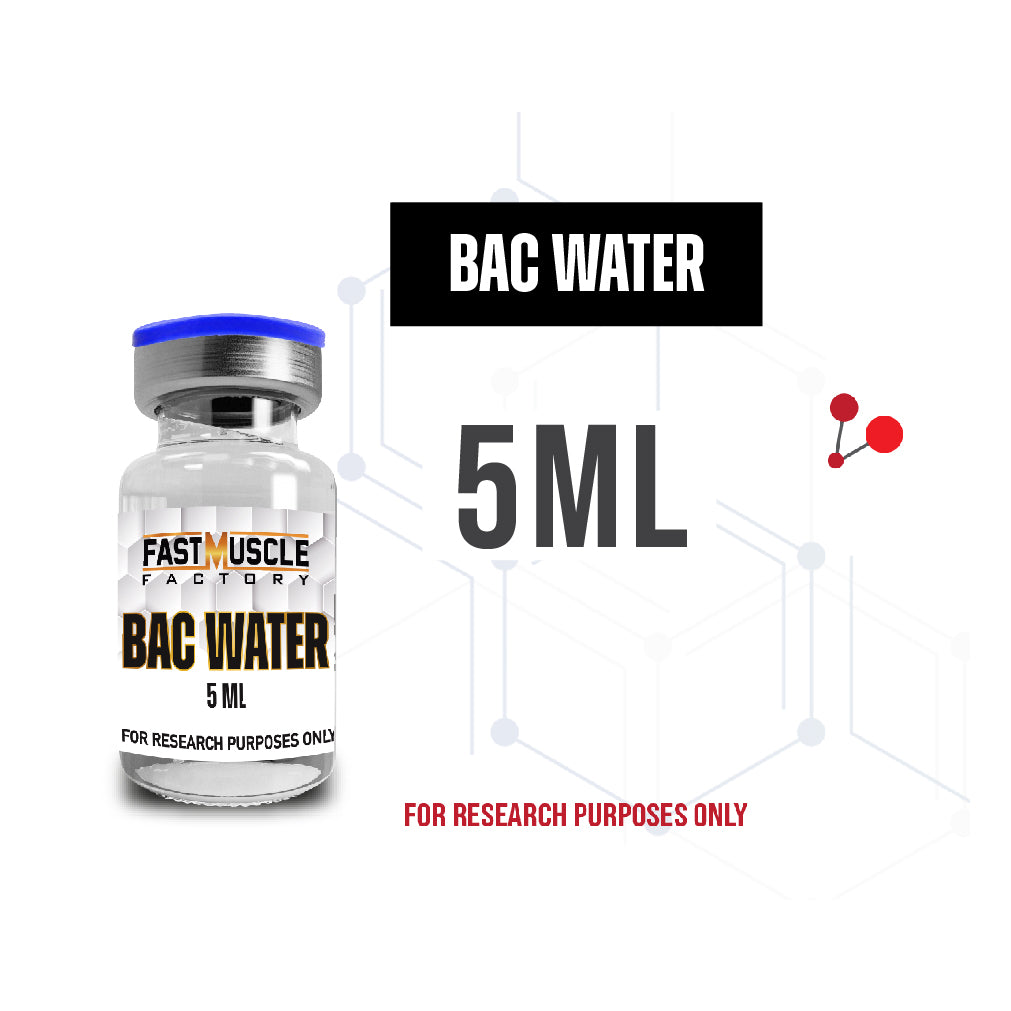 BAC WATER - Agua Bacteriostatica ( 5 servicios x 1ml)