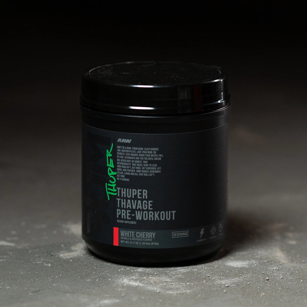 THUPER THAVAGE PRE-WORKOUT CBUM CITRUS GRAPEFRUIT (5g creatina)