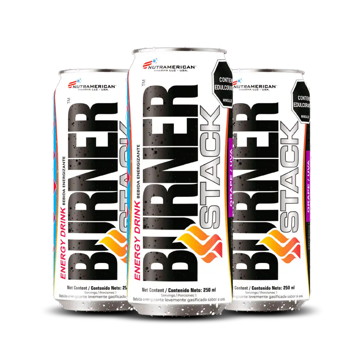 BURNER STACK LATA 24 unidades - Quema grasa + energizante – Mutantestshop